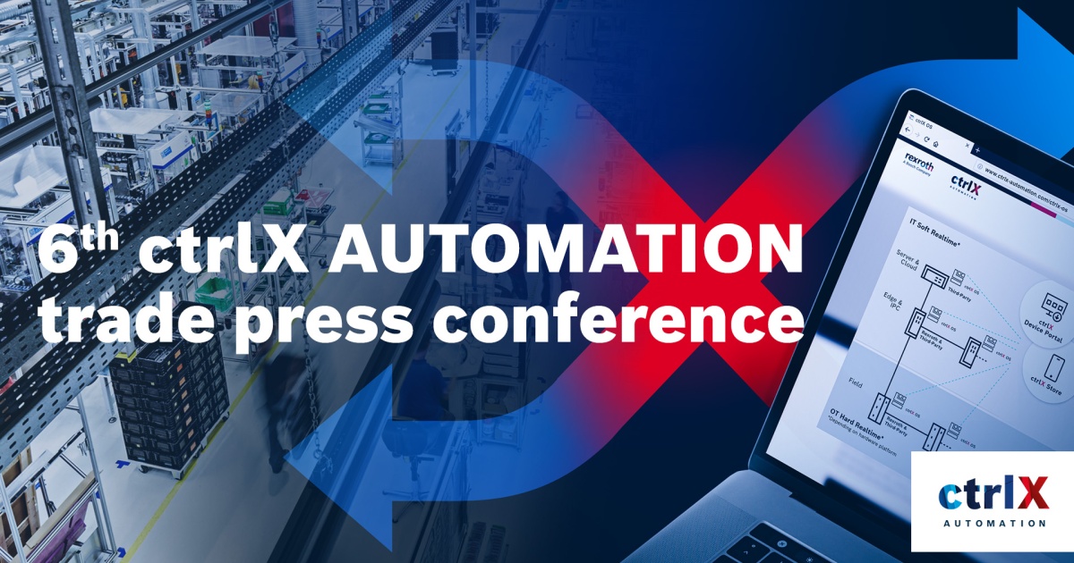 ctrlX AUTOMATION trade press conference - ctrlX AUTOMATION