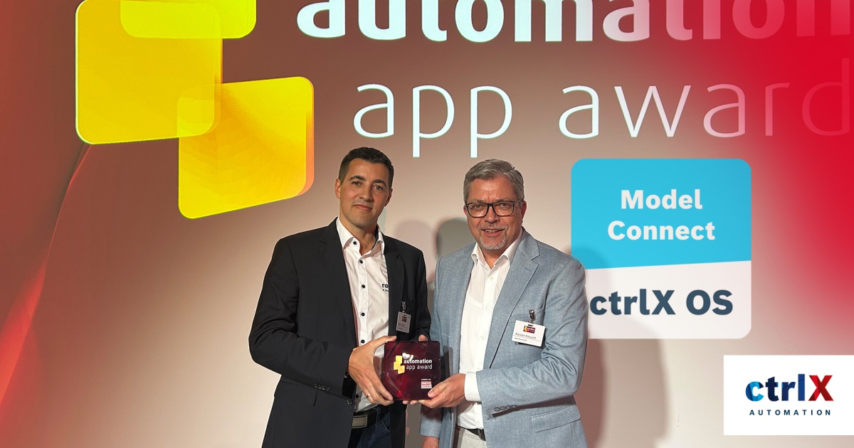 ctrlX OS App Model Connect won automation app award - ctrlX AUTOMATION