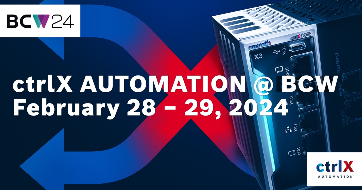 ctrlX AUTOMATION @ BCW 2024 - ctrlX AUTOMATION