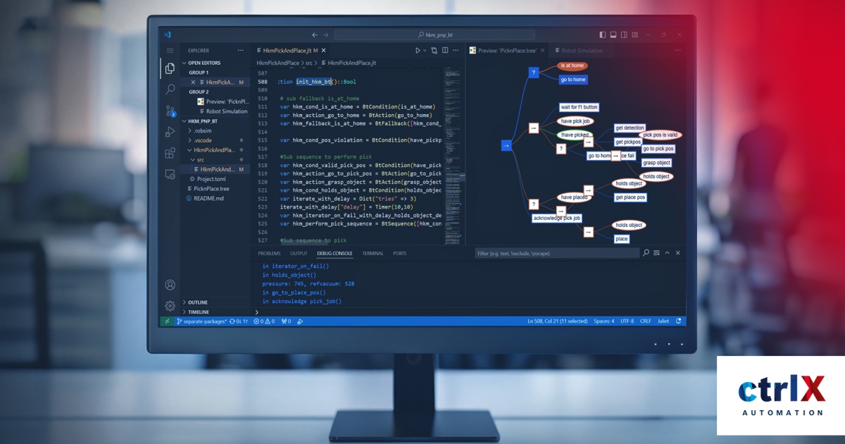 Engineering passion: Motion programming made intuitive with Juliet&Romeo® - ctrlX AUTOMATION