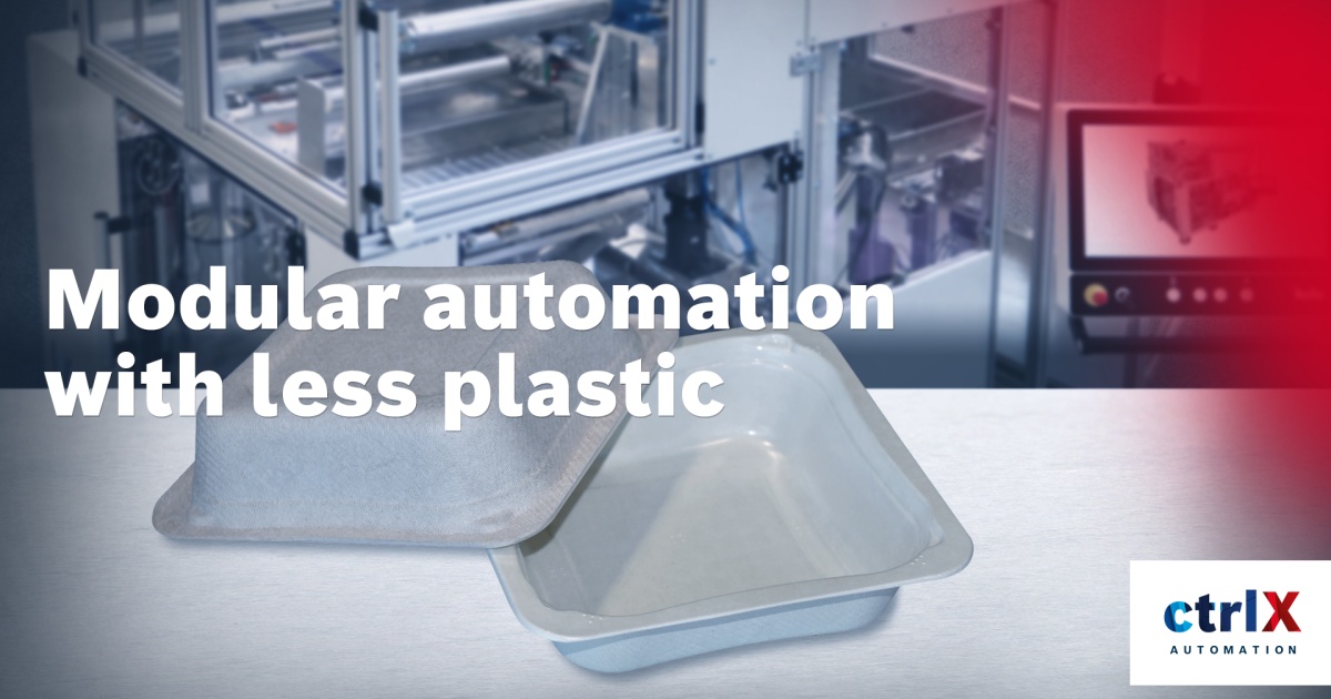 Modular automation with less plastic - ctrlX AUTOMATION